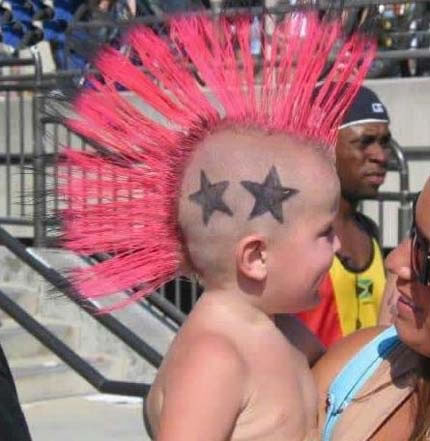 EverytimeIsShare: beberapa rambut anak punk yang paling umum