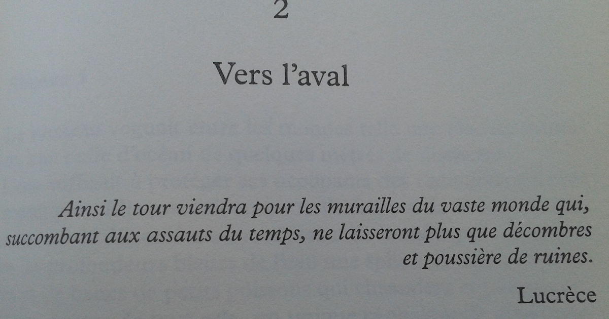 Fragments de lecture...: Exergue (14)