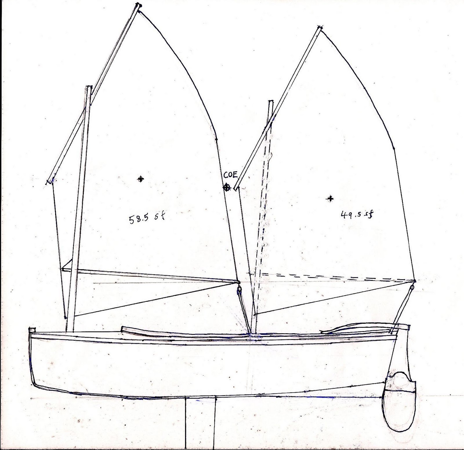 Building a boat and other follies: Sail Plan
