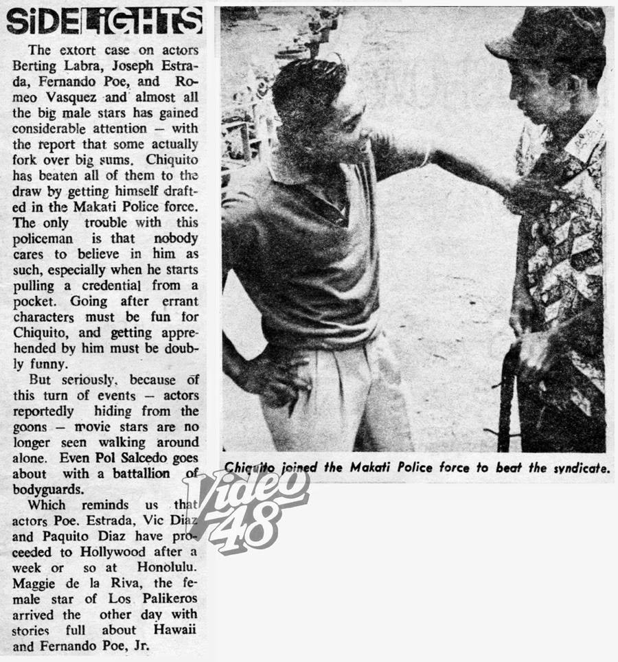 Video 48: THE 'BIG 4' SIDELIGHT: COMEDIAN CHIQUITO JOINS THE MAKATI ...