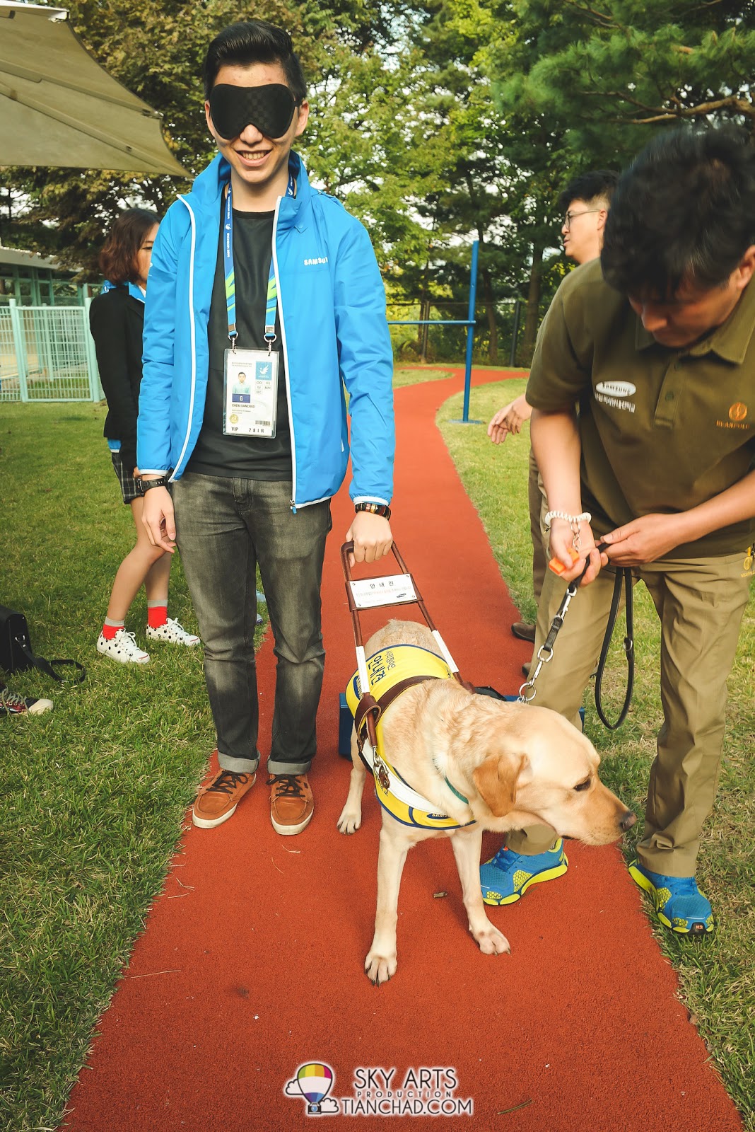 My Samsung Guide Dog School Experience in Korea - Love you River!