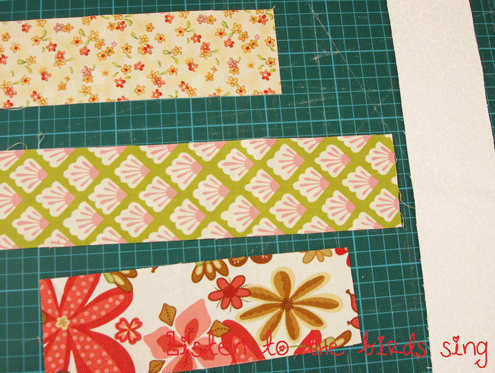 Listen To The Birds Sing: Speedy Scrappy Block Tutorial