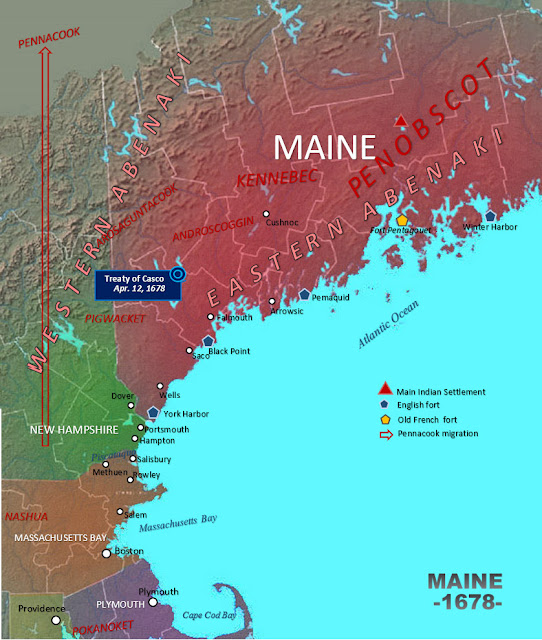 U.S. Timeline: 1678 - The Treaty of Casco
