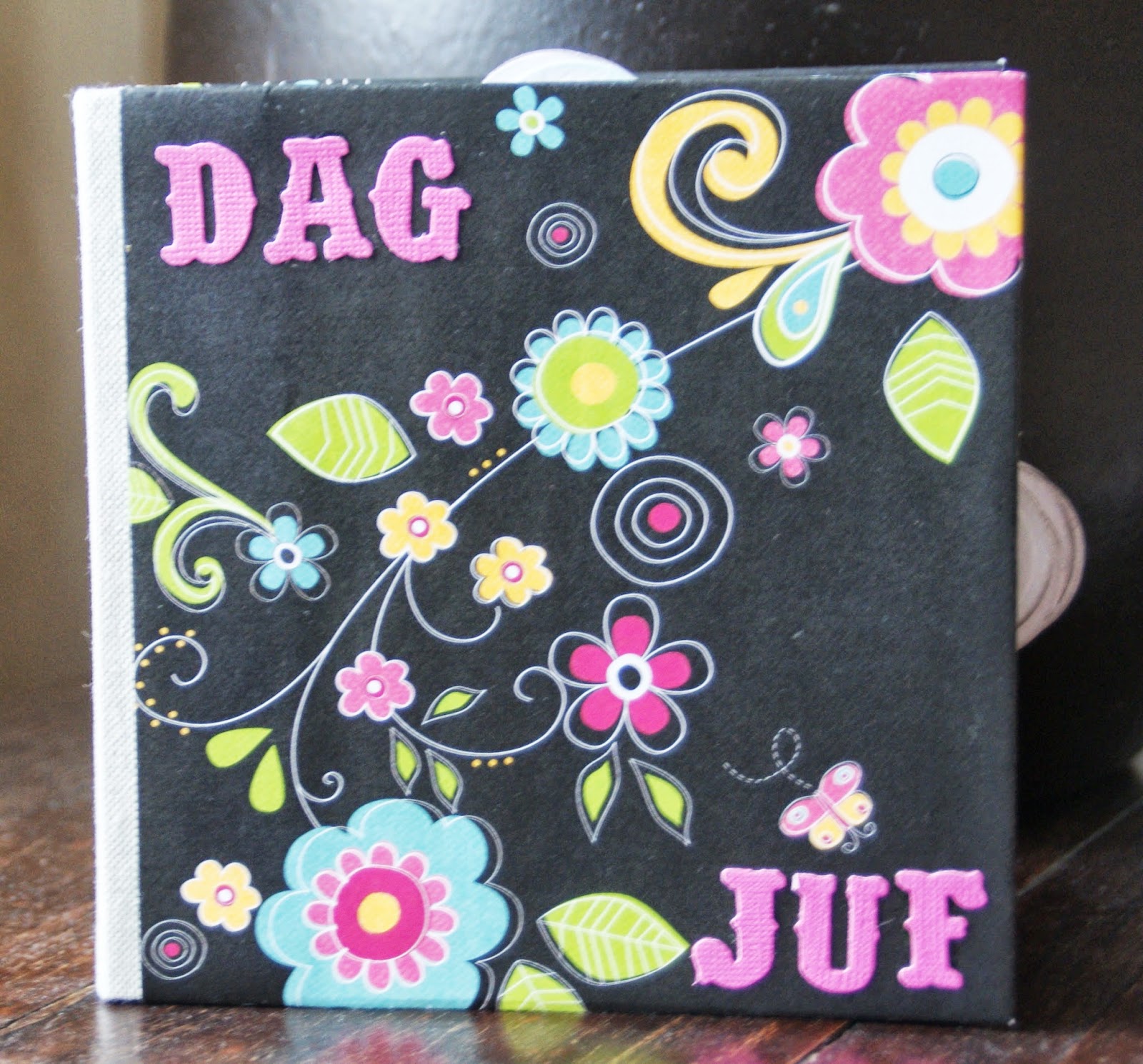 Scrapcreaties Mirande: Dag juf!