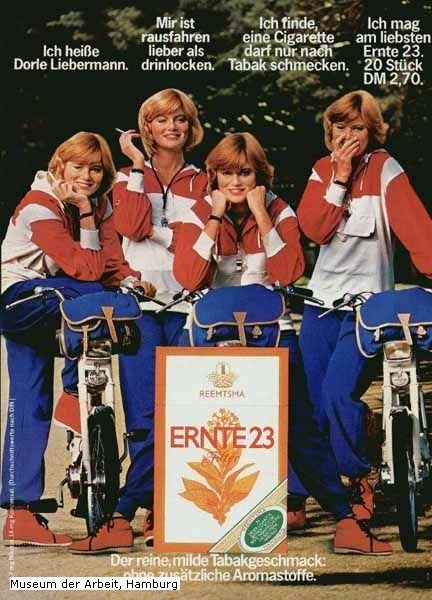 Курительные трубки.: Сборник рекламы сигарет Ernte 23.
