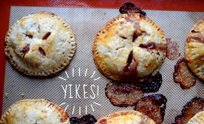 Pixel Whisk: Pear, Brie & Raspberry Hand Pies