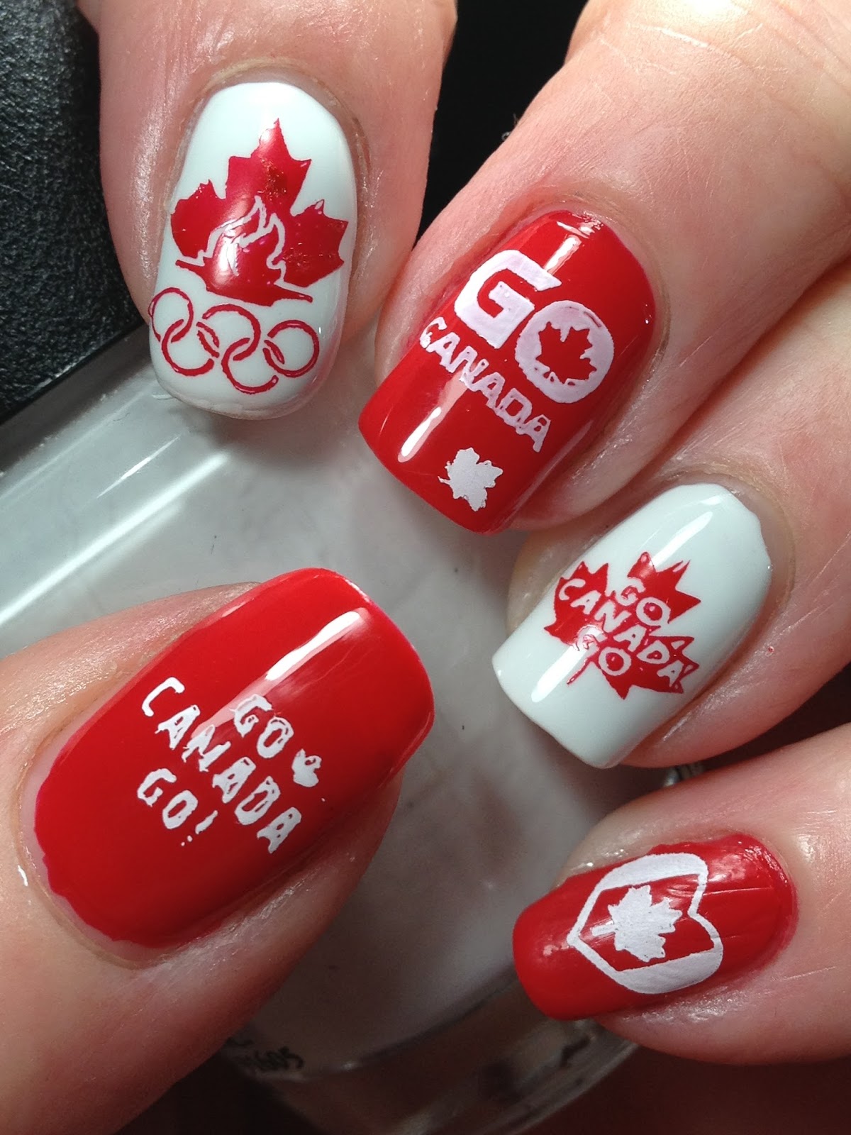 Canadian Nail Fanatic: Go! Canada! Go!