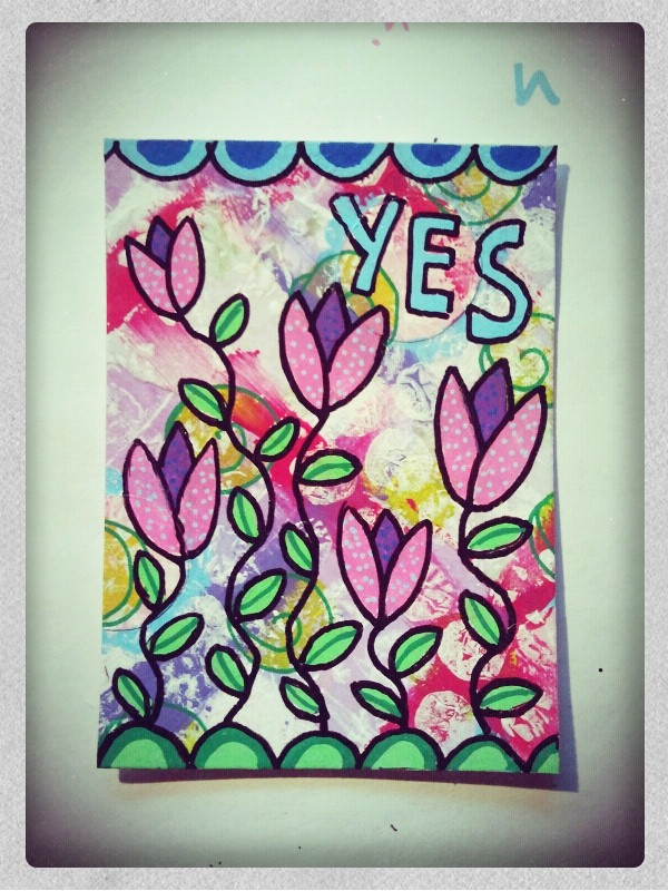 Caatje's Artsy Stuff: The Big ATC Tutorial - part two - drawing with ...