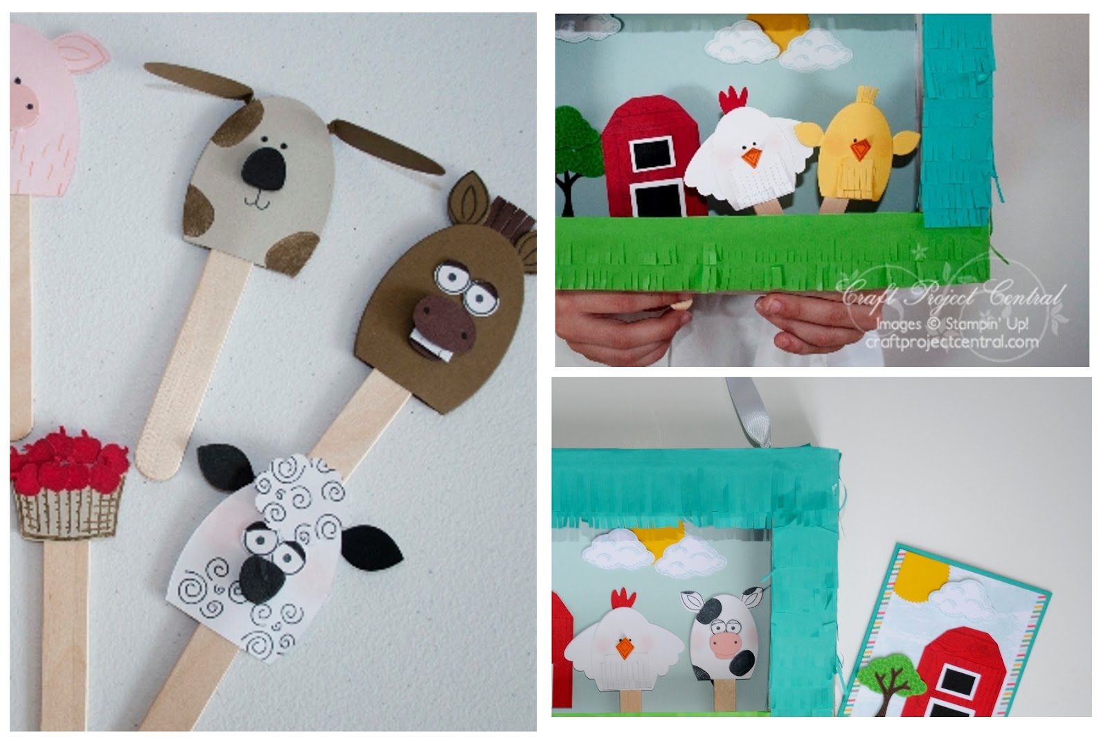 Just Julie B's Stampin' Space: On the Farm Puppet Gift Set!