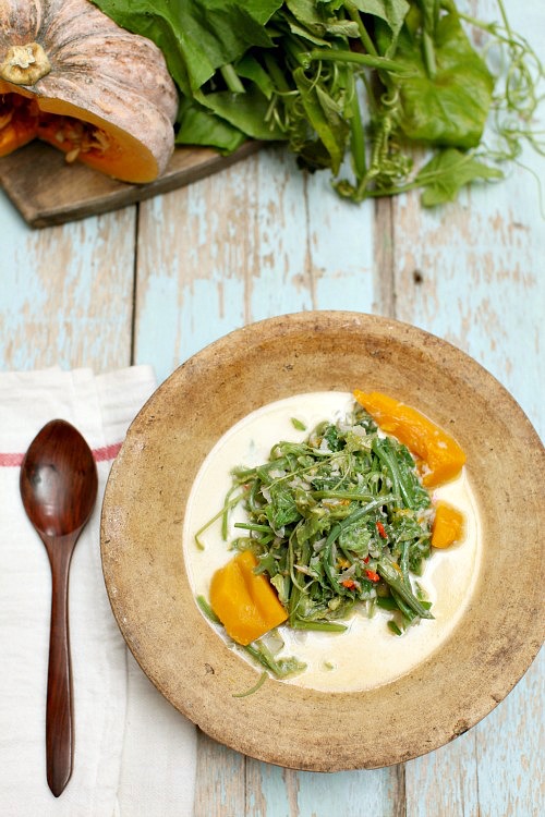 Pucuk Labu Masak Lemak Putih