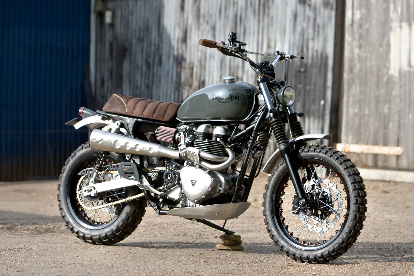 Racing Cafè: Triumph "TR9 Scrambler" by Spirit of the Seventies