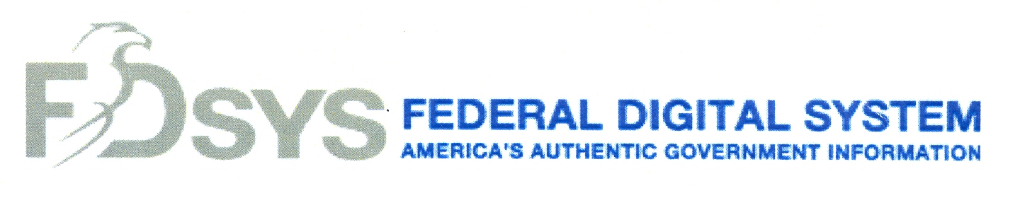 State Library of Massachusetts: FDSYS -- Federal Digital System