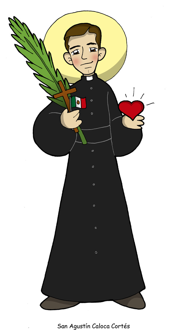 Dibujos para catequesis: SAN AGUSTÍN CALOCA CORTÉS