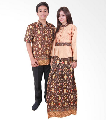 15 Desain Baju Batik Couple Model Terbaru