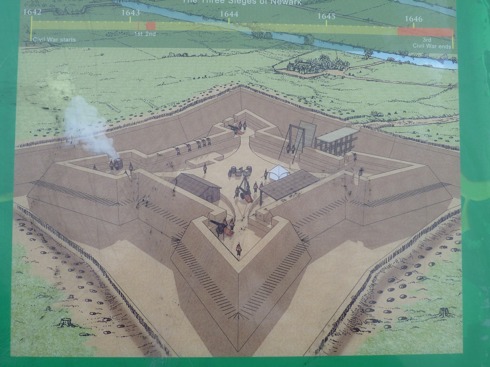 Ubique: Queen's Sconce, Newark-on-Trent, Nottinghamshire