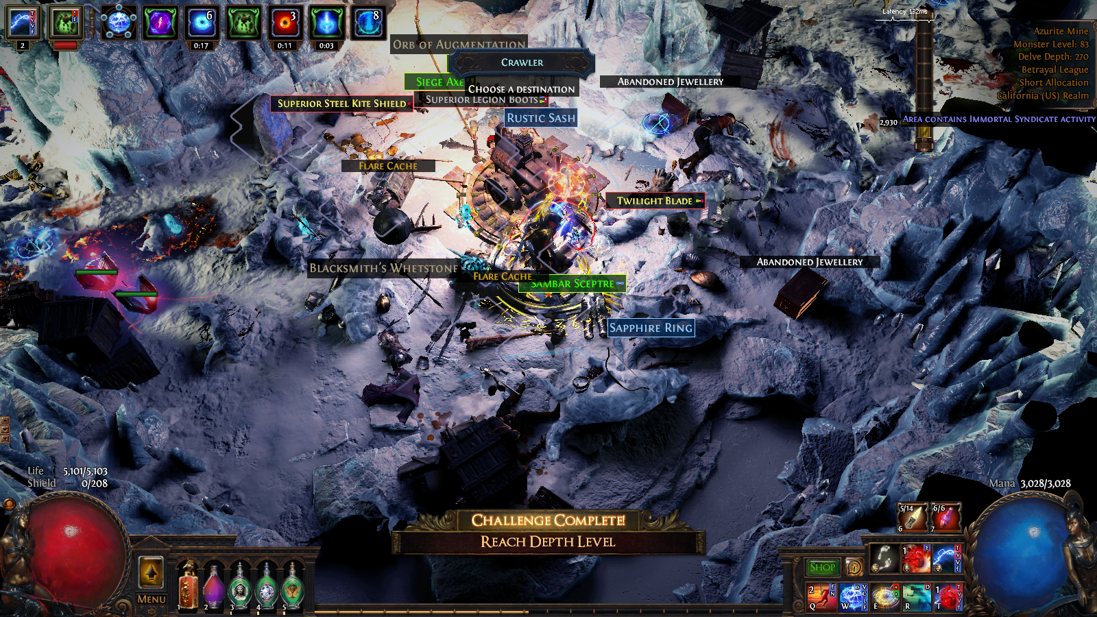 PoEおじ放浪記: PathfinderでShattering Steel Fork Poison始めました