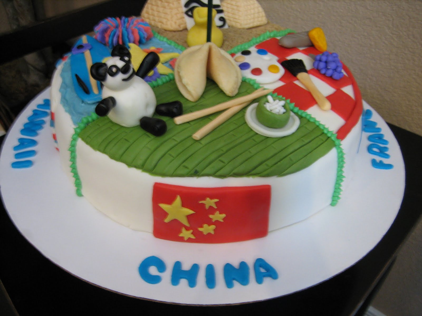 Sugar Stacks: "Around The World" Cake
