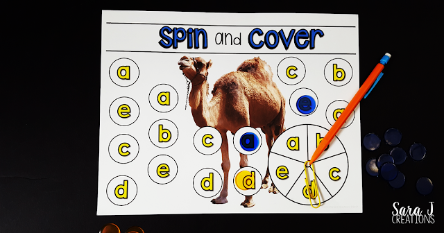 Alphabet Centers with Real Pictures | Sara J Creations