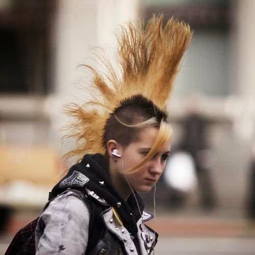 Model Gaya Rambut Punk MohAwk Rocker - Model Gaya Rambut pria Dan ...