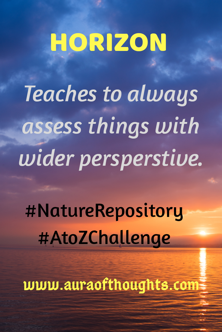 Aura Of Thoughts: H - HORIZON - Lessons from #NatureRepository