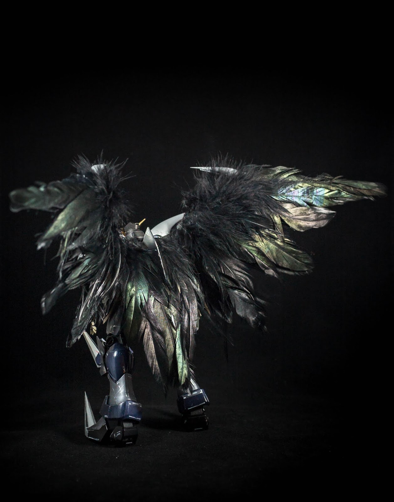 Custom Build: MG 1/100 Gundam Deathscythe Hell EW with real rooster ...