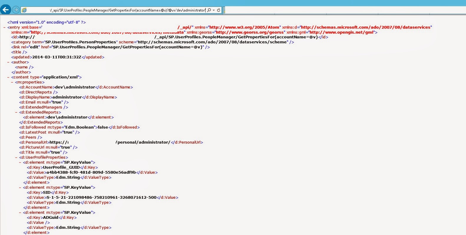 SharepointFlyHigh: SharePoint 2013: Get User Profile Properties with REST API