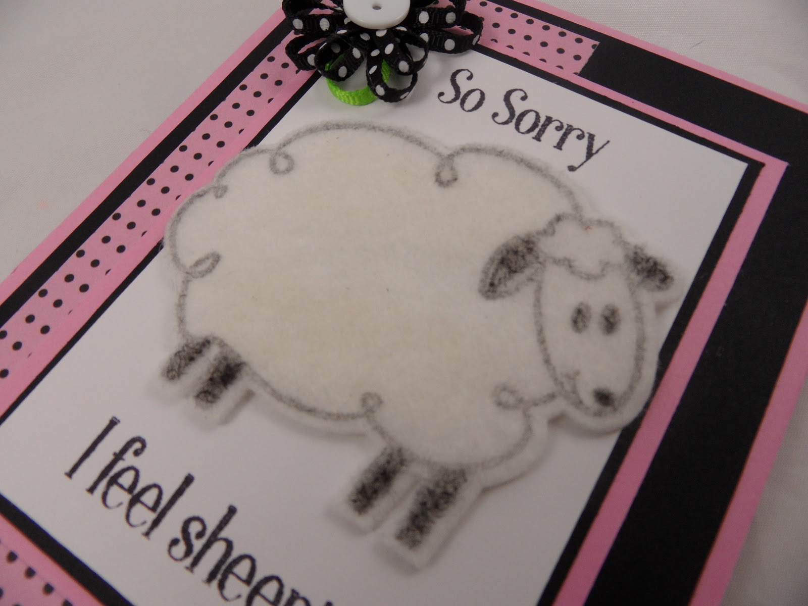 Stamping & Scrapping in California: I feel Sheepish