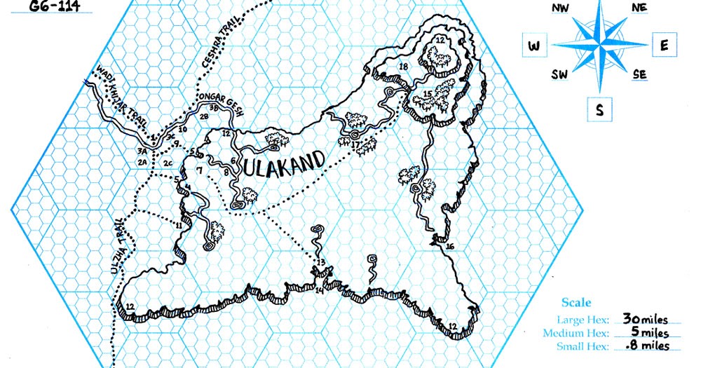 Greyhawkery: New Greyhawk Map! Ulakand Mesa