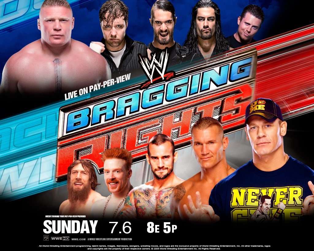 Cartelera WWE Bragging Rights 2014 | UWT