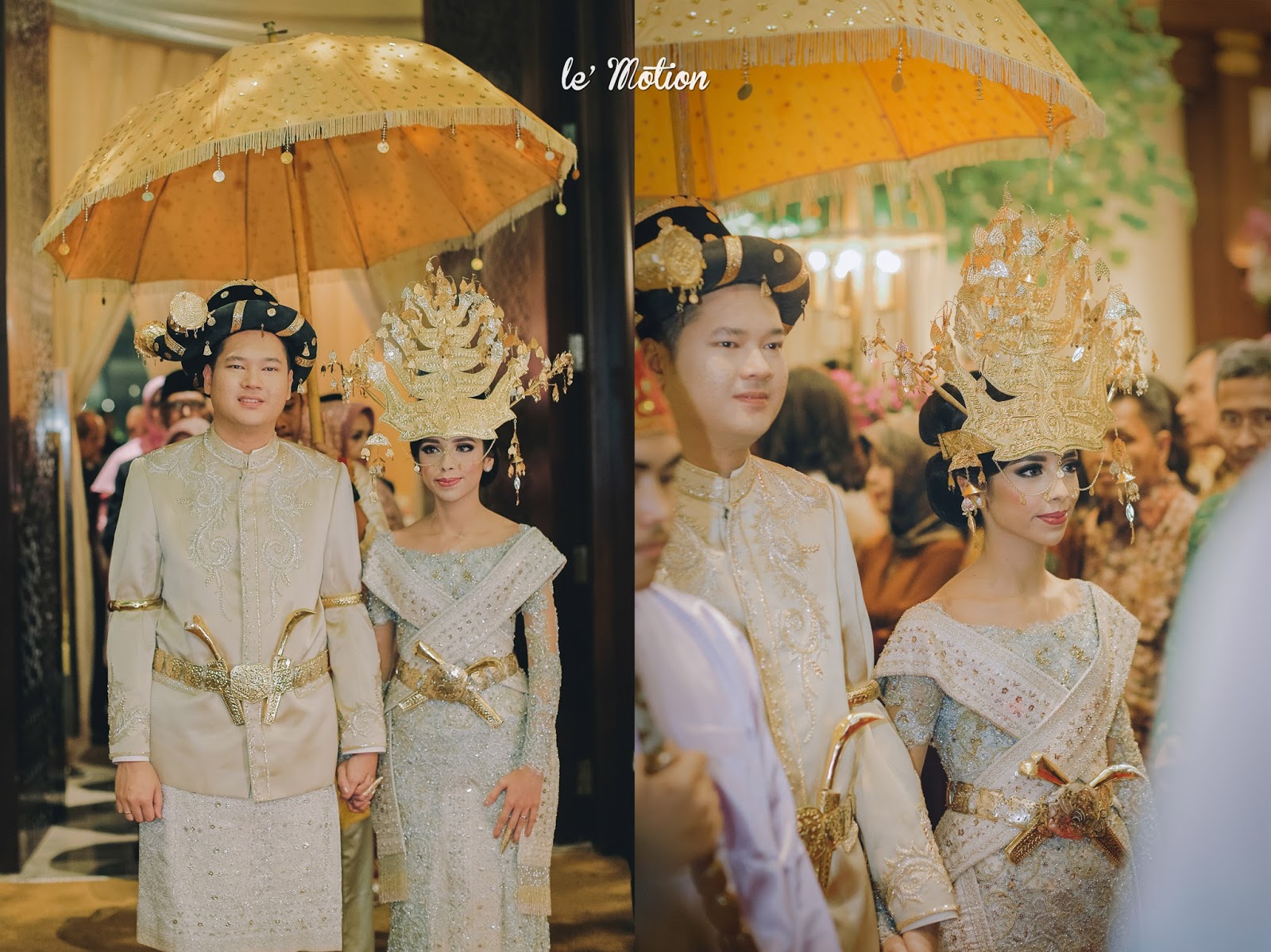 Le Motion Photo: Ikhsan & Diba's Glorious Batak Mandailing Wedding ...