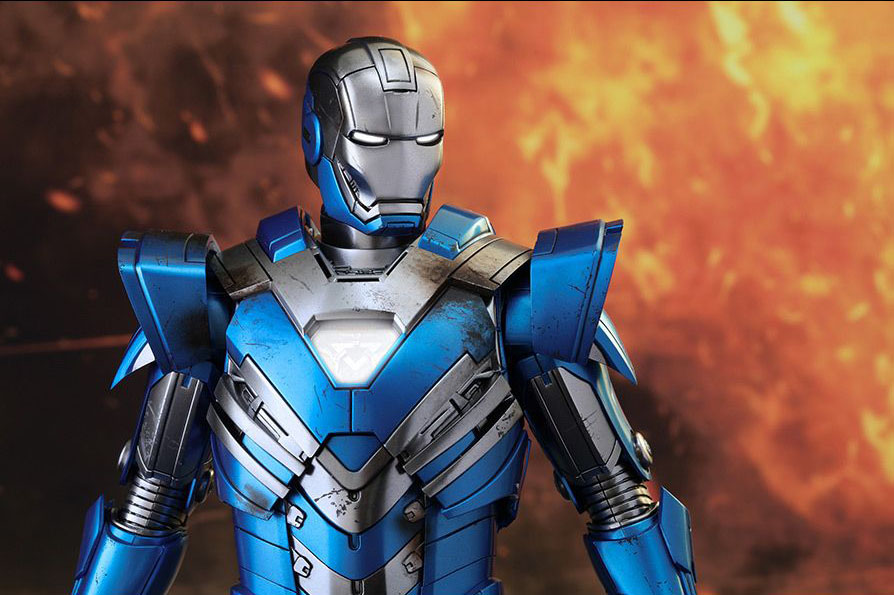 toyhaven: Hot Toys MMS391 Iron Man 3 1:6 scale Blue Steel (Mark XXX) 30 ...