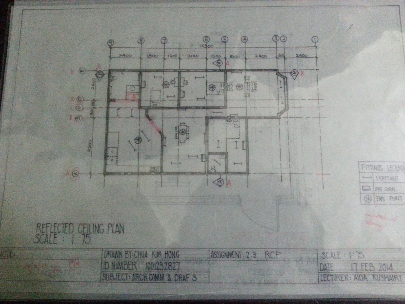 Arch Comm Drafting 3: ROOF CEILING PLAN