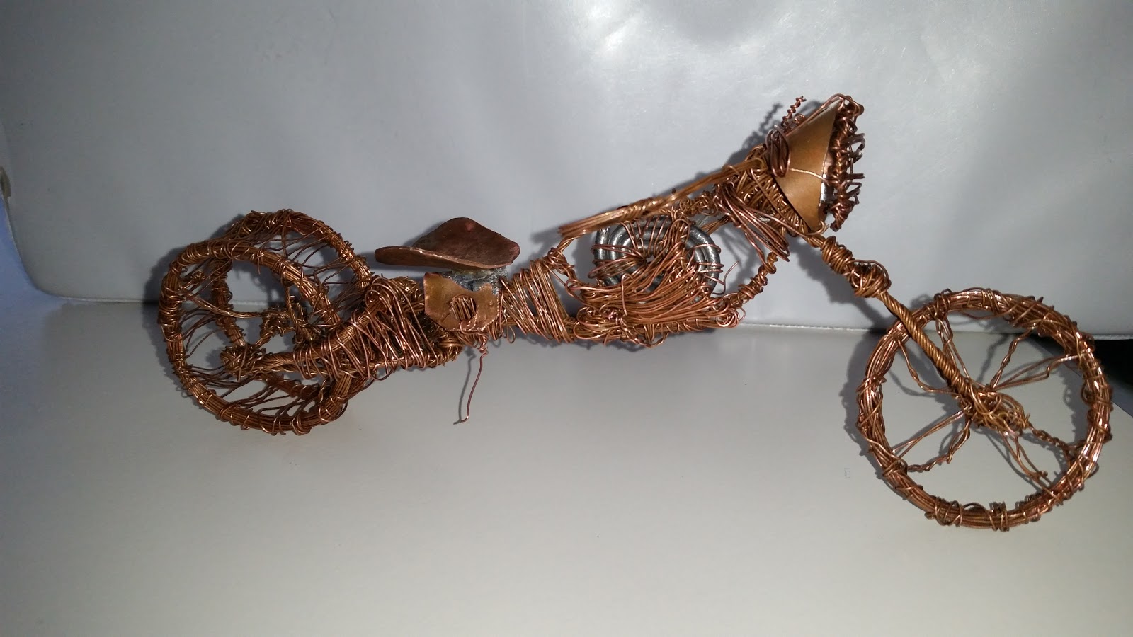Deivi Suazo Engineering Blog: Model Copper Wire Motorcycle