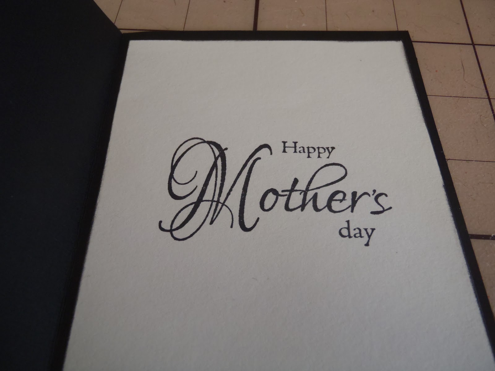 Creating With The J's: Quick and Easy Mother's Day Card