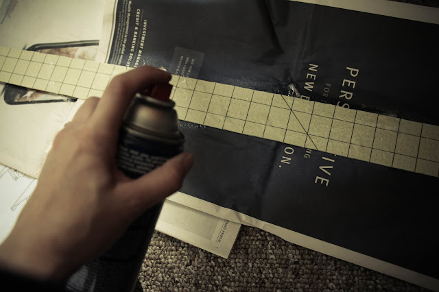 Grosgrain: DIY Drop Down Cutting Table