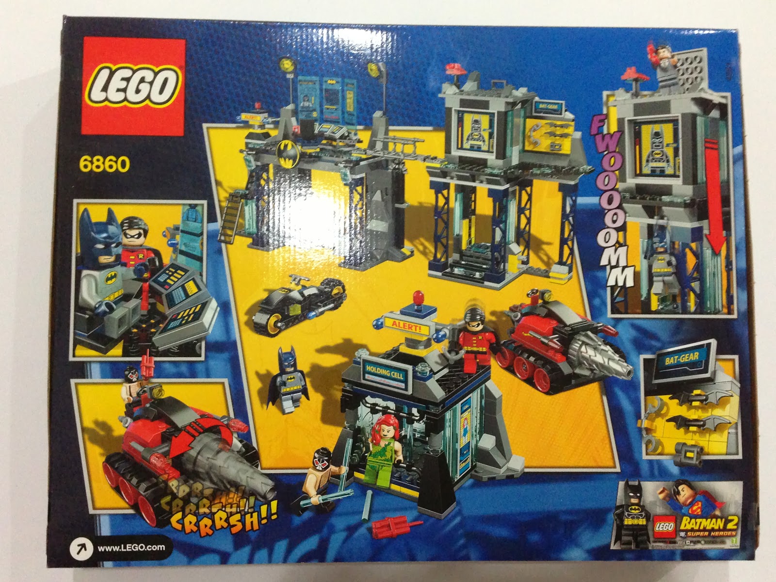 Toy A Day: #958 of Year 4 Lego 6860 Superheroes The Batcave