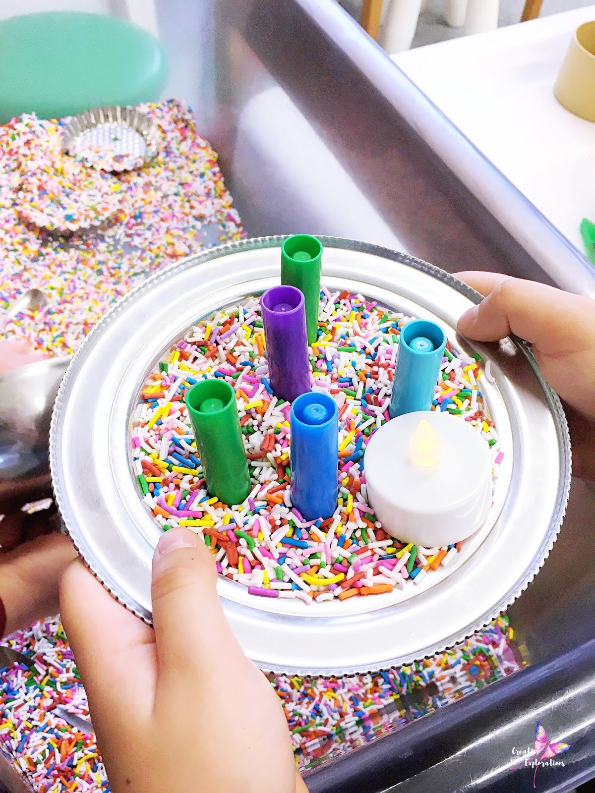 Creative Explorations MvH: Loose Parts Cake Play