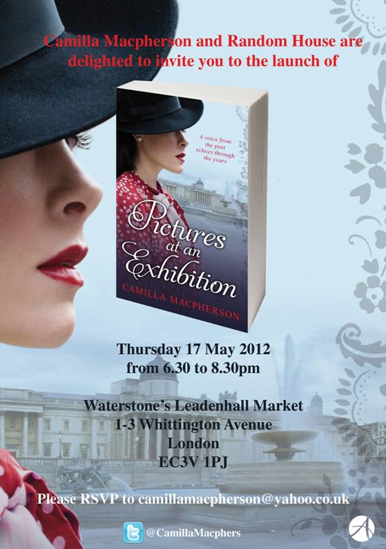 Camilla Macpherson Events: Book launch latest: Waterstones, Leadenhall ...