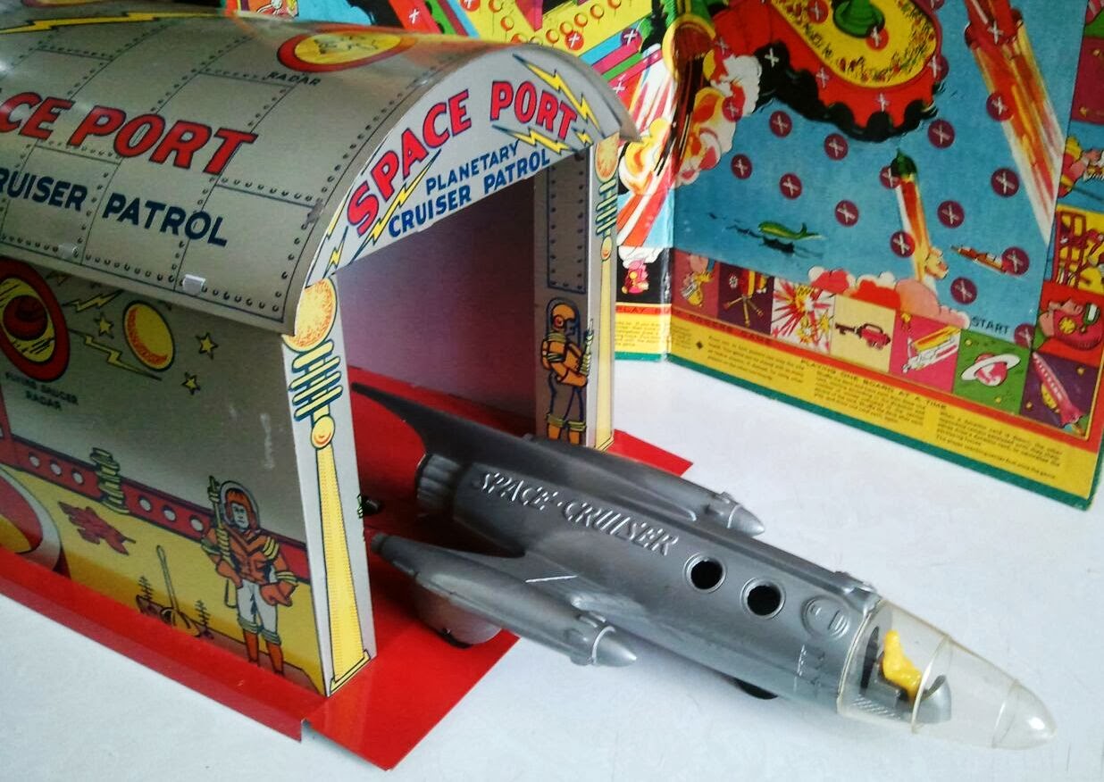 Tracy's Toys (and Some Other Stuff): 1950s Tin Toy Space Port by T ...