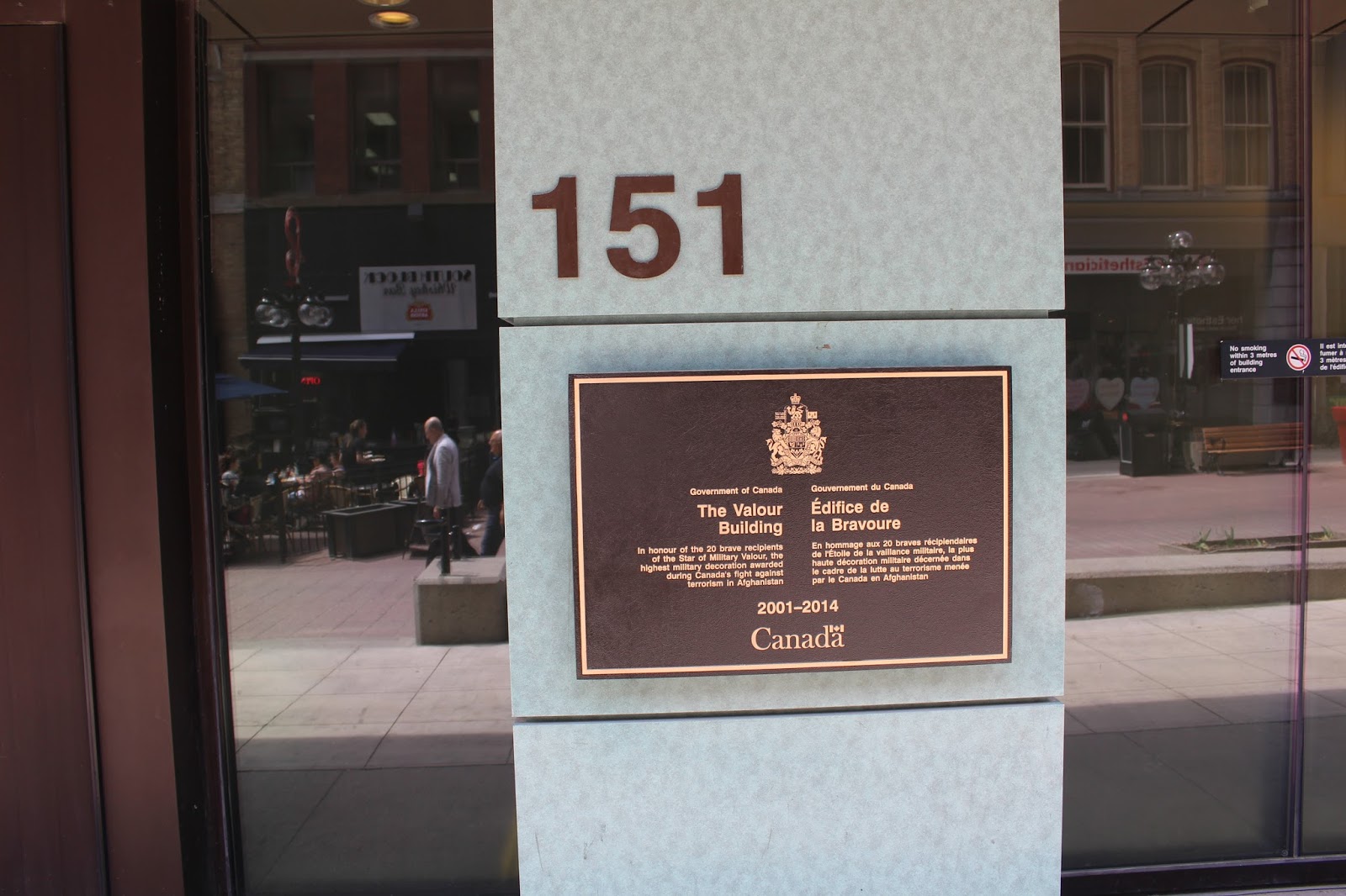 Memorials in Ottawa: The Valour Building