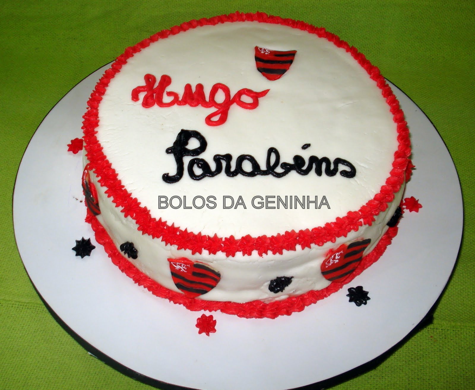BOLOS DA GENINHA: HUGO, O RUBRO-NEGRO
