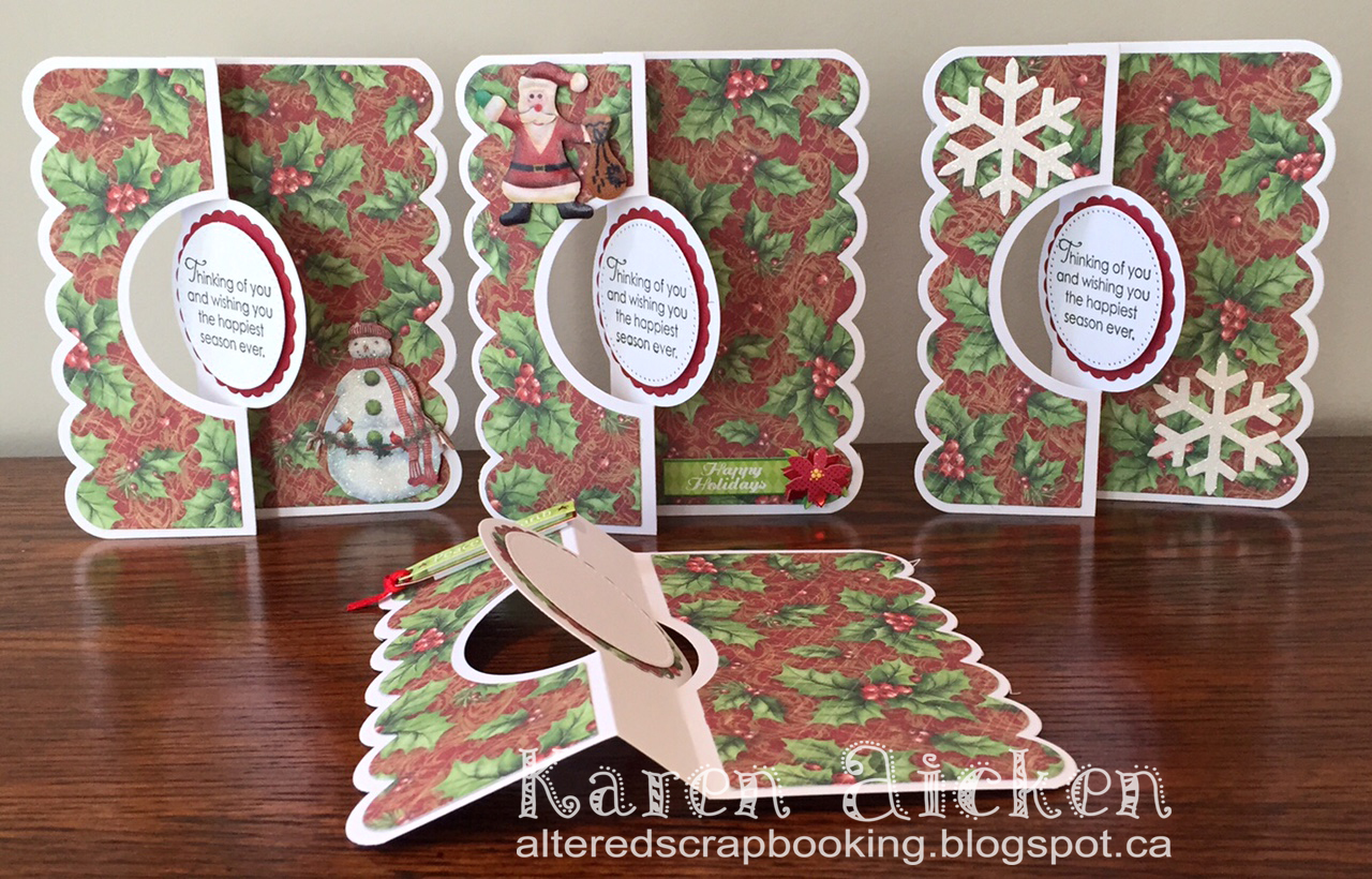 Altered Scrapbooking: Four Christmas Flip-Its