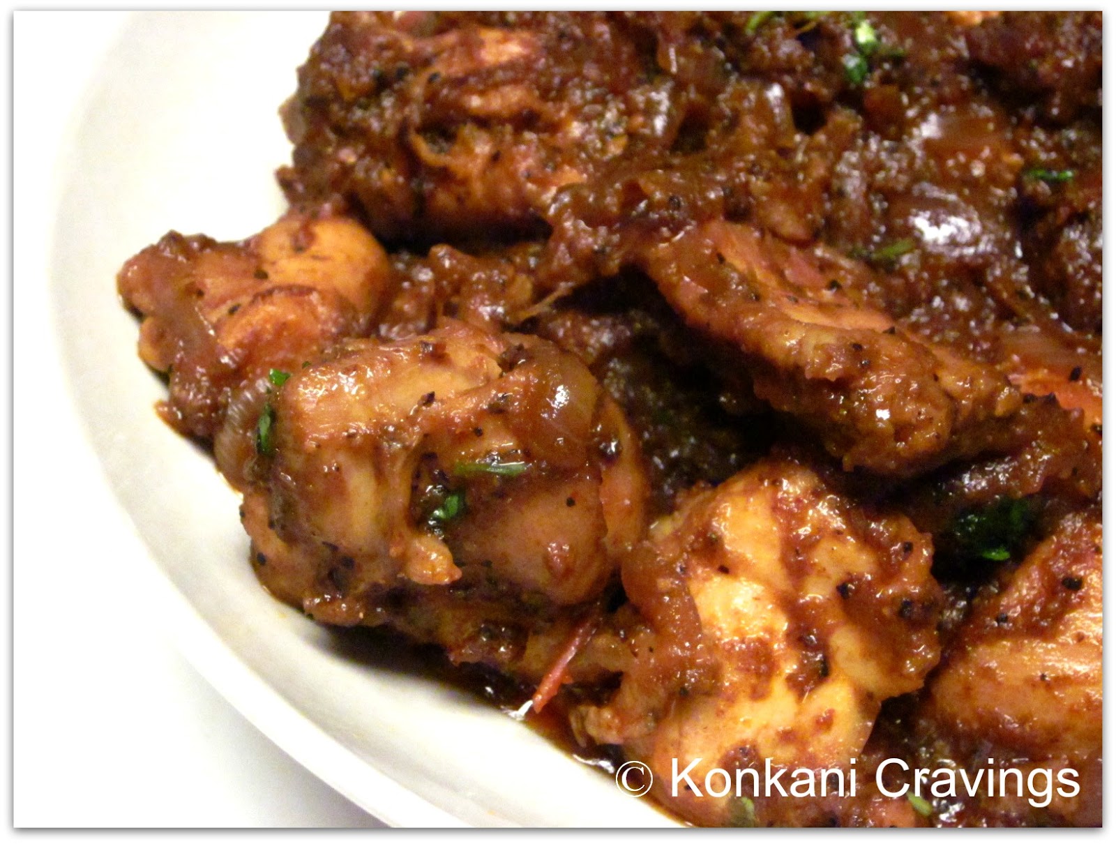 KONKANI CRAVINGS: Pepper Chicken