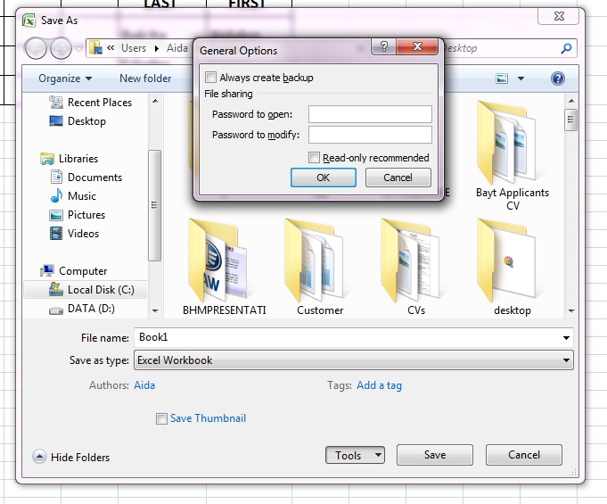 Teacher S Corner Ms Excel Sheet Protection Share Workbook Workbook Protection