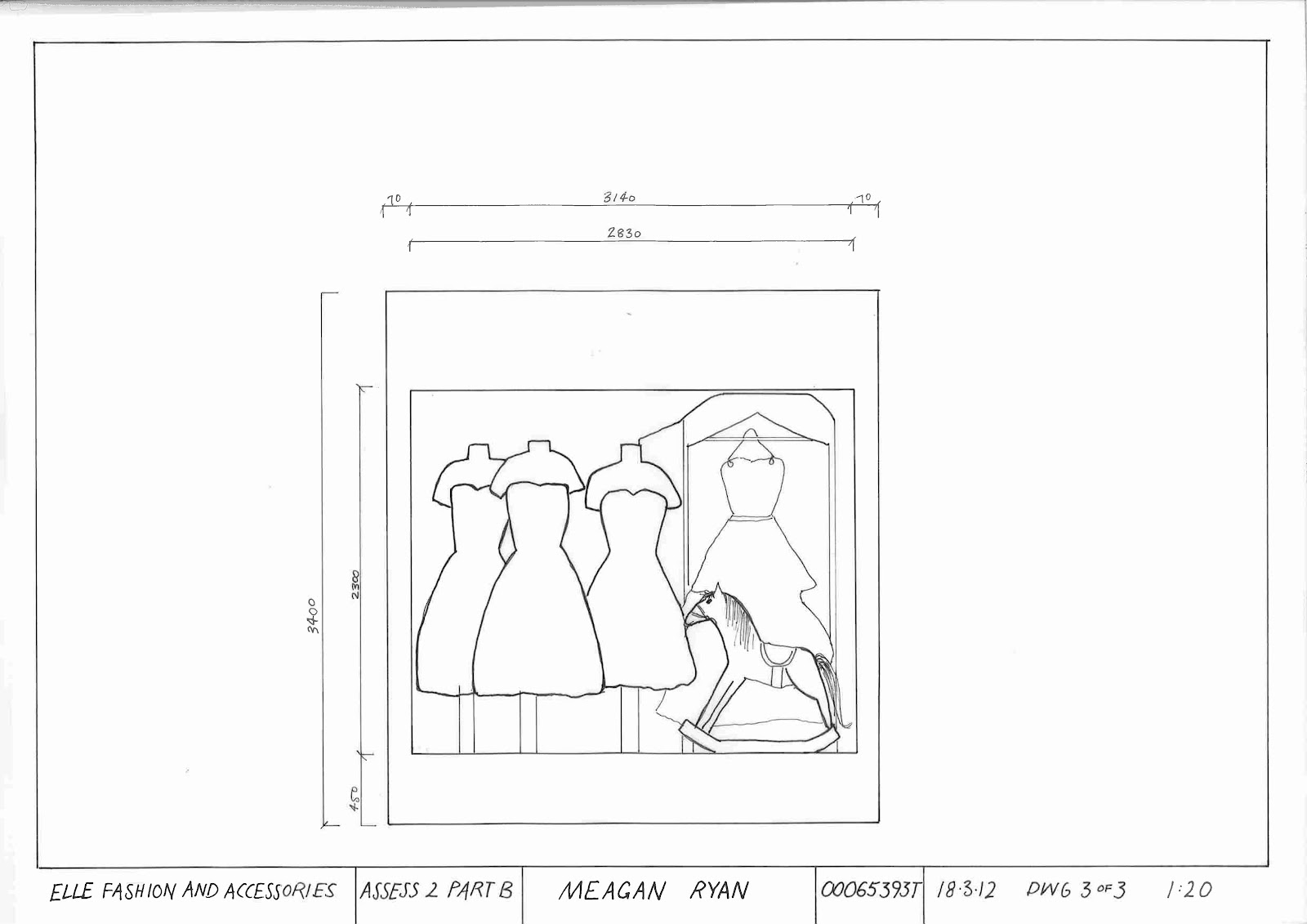 Interiors: C3ID017B // Design a window display // Assessment 02