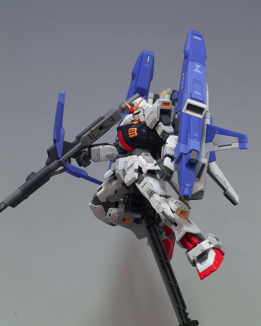 GUNDAM GUY: RG 1/144 RX-178 Gundam Mk-II + HGUC FXA-05D G Defenser + HGUC Flying Armor - Painted ...