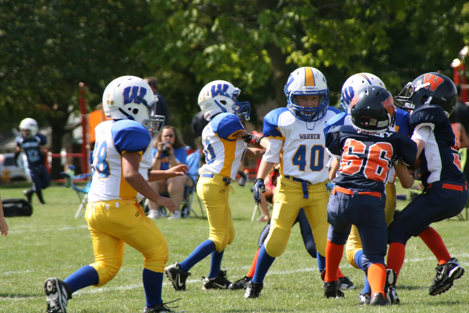 Wheaton Rams Team Black 73lbs: Wheaton Bowl vs. Warren