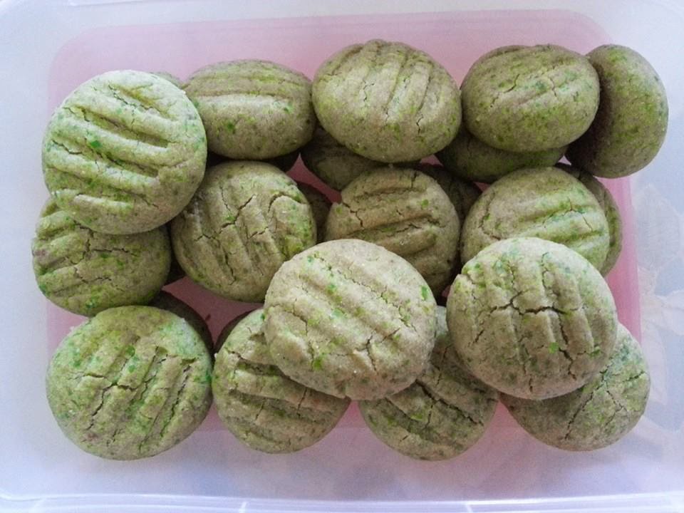 Green Pea Cookies - by Jiru Yin | Baking's Corner WorkShop