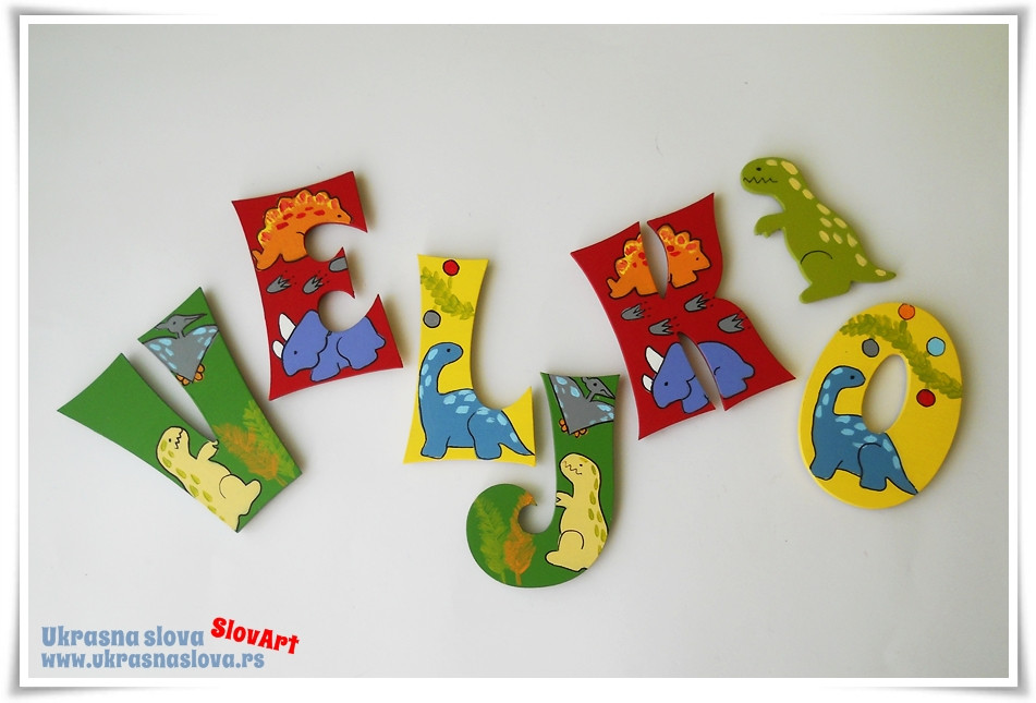 Ukrasna slova : Dinosaurusi : SlovArt - Ukrasna slova | Ramovi | Satovi ...