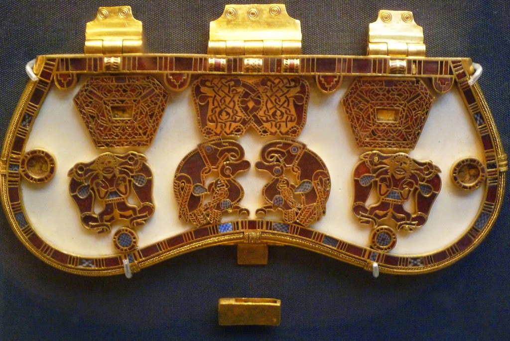 Realms Of Gold The Novel: Purse lid from the Sutton Hoo